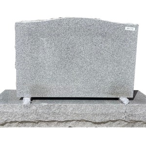 Gray Granite Serpentine Monument Headstone MN-37B | Gravestone With ...