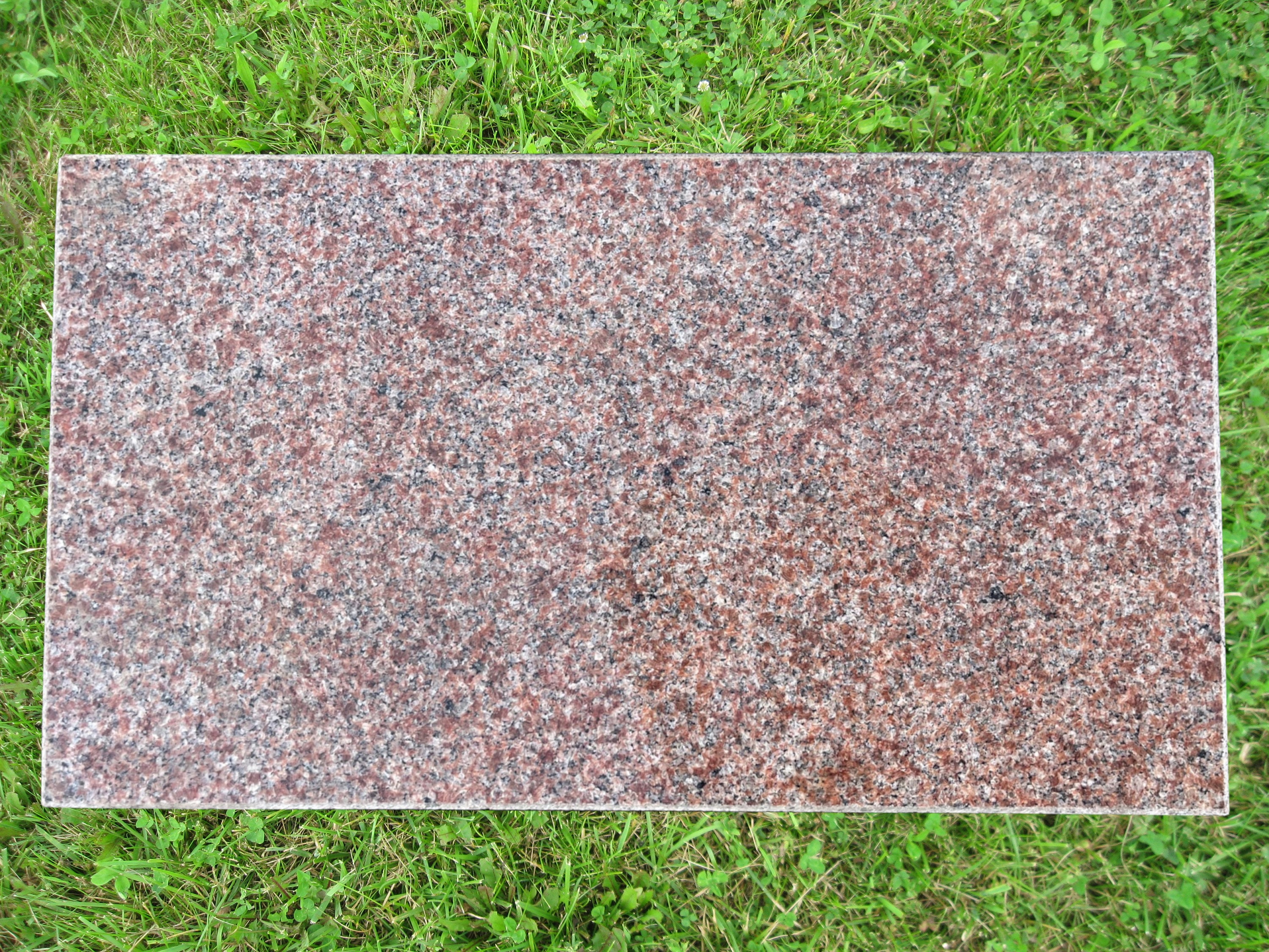 Morning Rose Granite Cemetery Pillow Headstone Flat Grave Marker ...