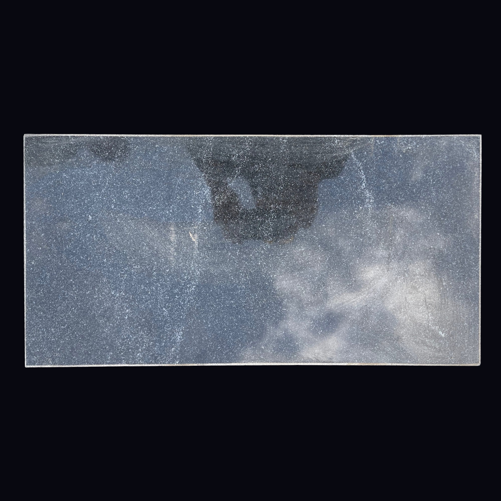 Stardust Black Granite Cemetery Grass Headstone Flat Grave - Etsy