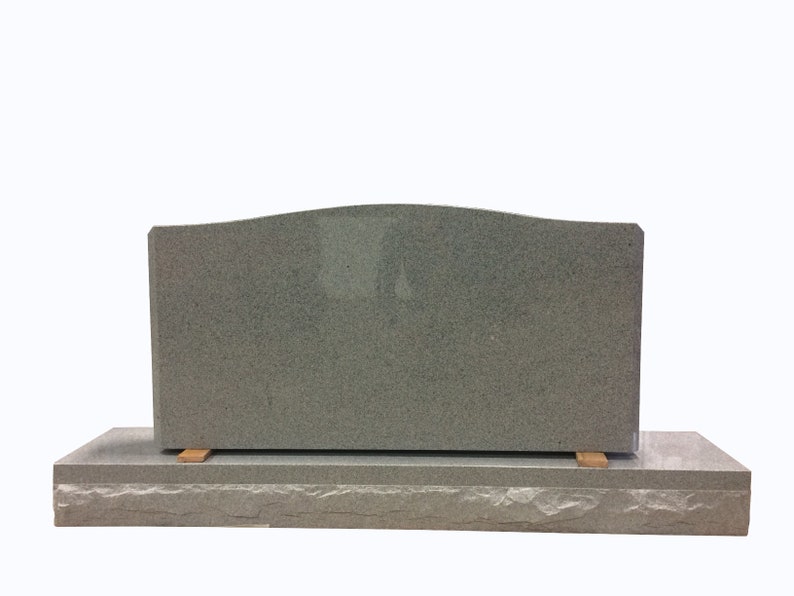 Gray Granite Serpentine Monument MN-243 | Upright Headstone ...