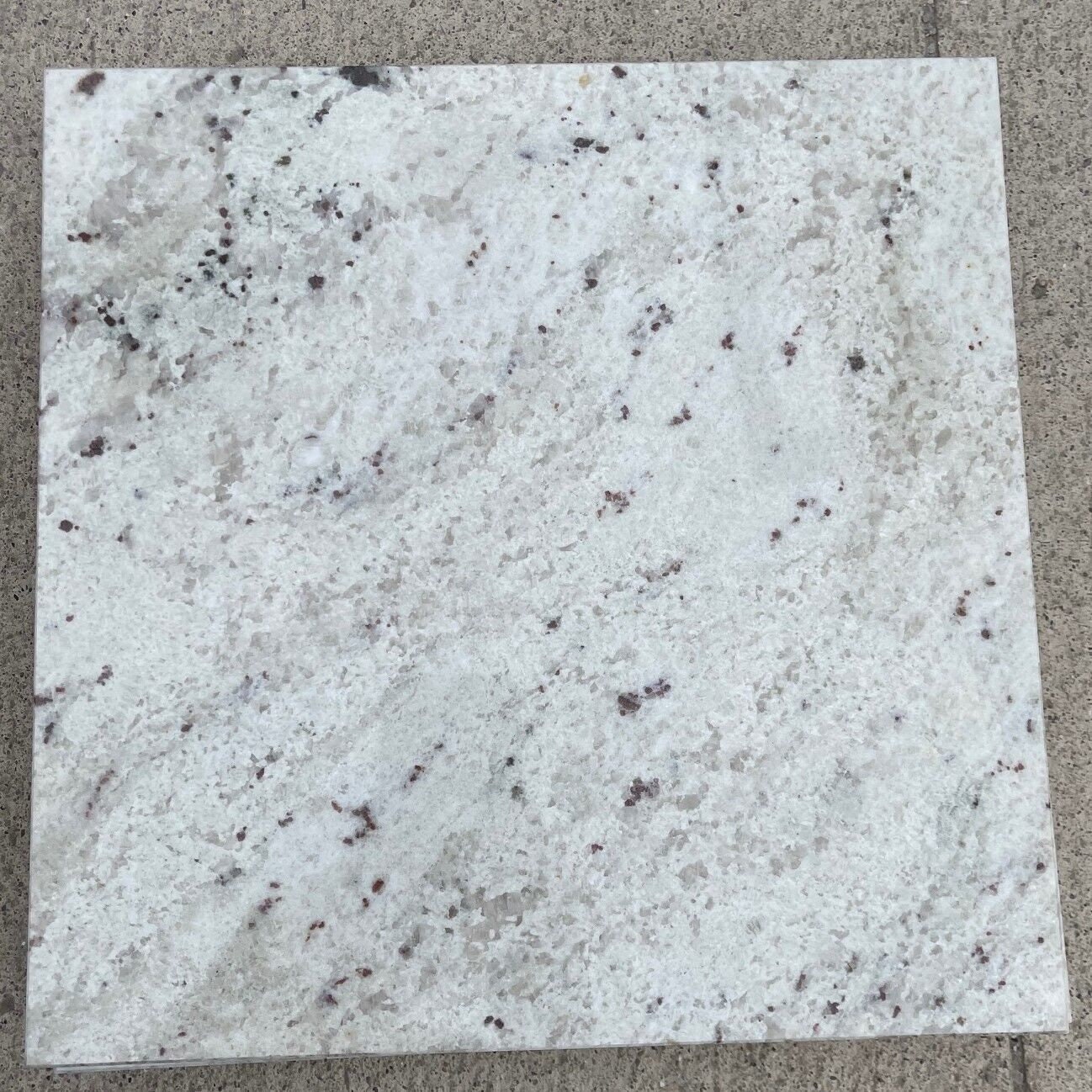 Ruby White Granite Tile Sample: Natural Stone (3x3 Inch) - Etsy