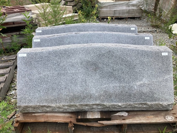 Gray Granite Slant Monument Cemetery Headstone Grave Marker - Etsy