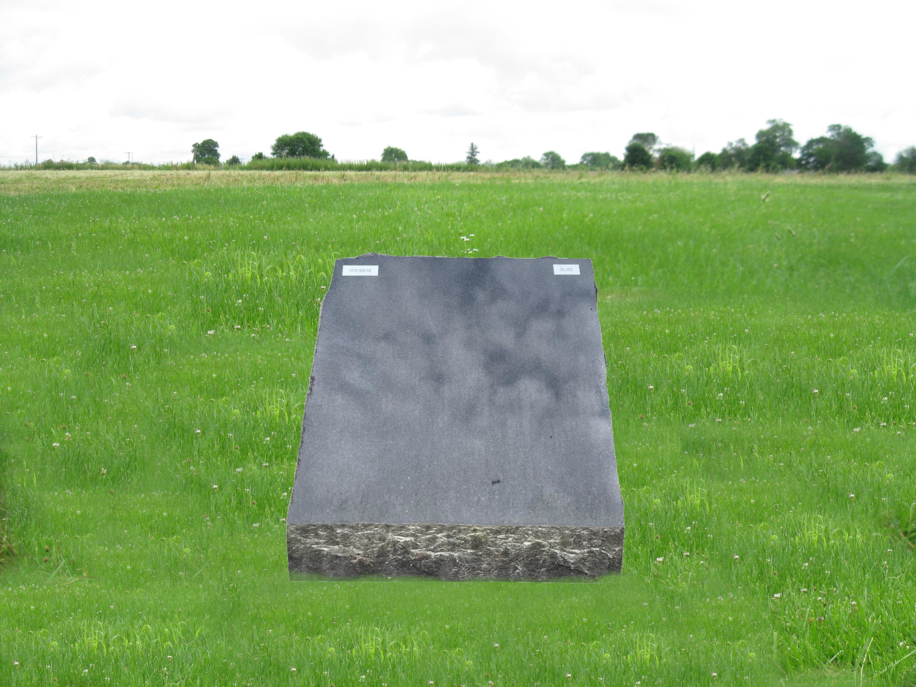 Stardust Black Granite Slant Monument Cemetery Headstone Grave Marker ...