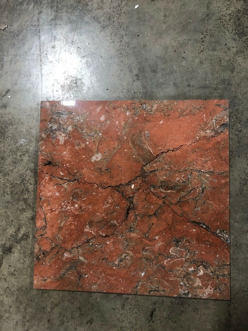 Mars Canyon Red Marble Tile – Natural Stone Sample (3x3) - Etsy