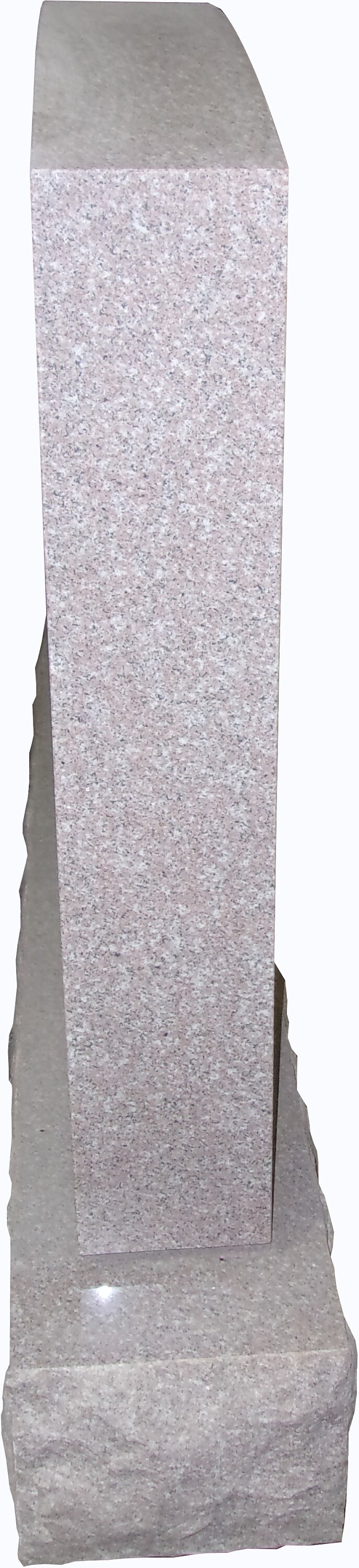 Monument Seashell Pink Gravestone Tombstone Granite Marker Cemetery ...