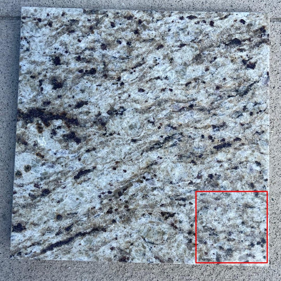 Tile Giallo Ornamental Granite Natural Stone Floor Wall (sample Piece ...
