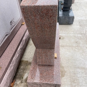 Pink Granite Grave Marker Cemetery Monument Head Stone Tomb - Etsy