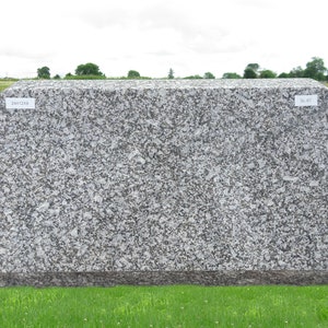 Gray Granite Slant Monument Cemetery Headstone Grave Marker SL-67 - Etsy