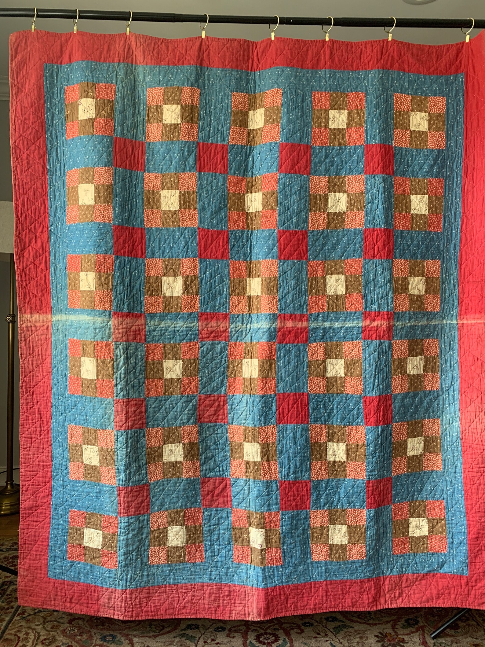 Pennsylvania Nine Patch Quilt - Etsy