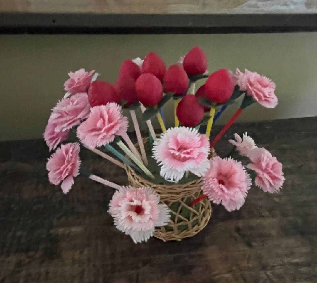 Vintage Flower Strawberry Toothpicks Plastic 1960's Party Thothpicks - Etsy
