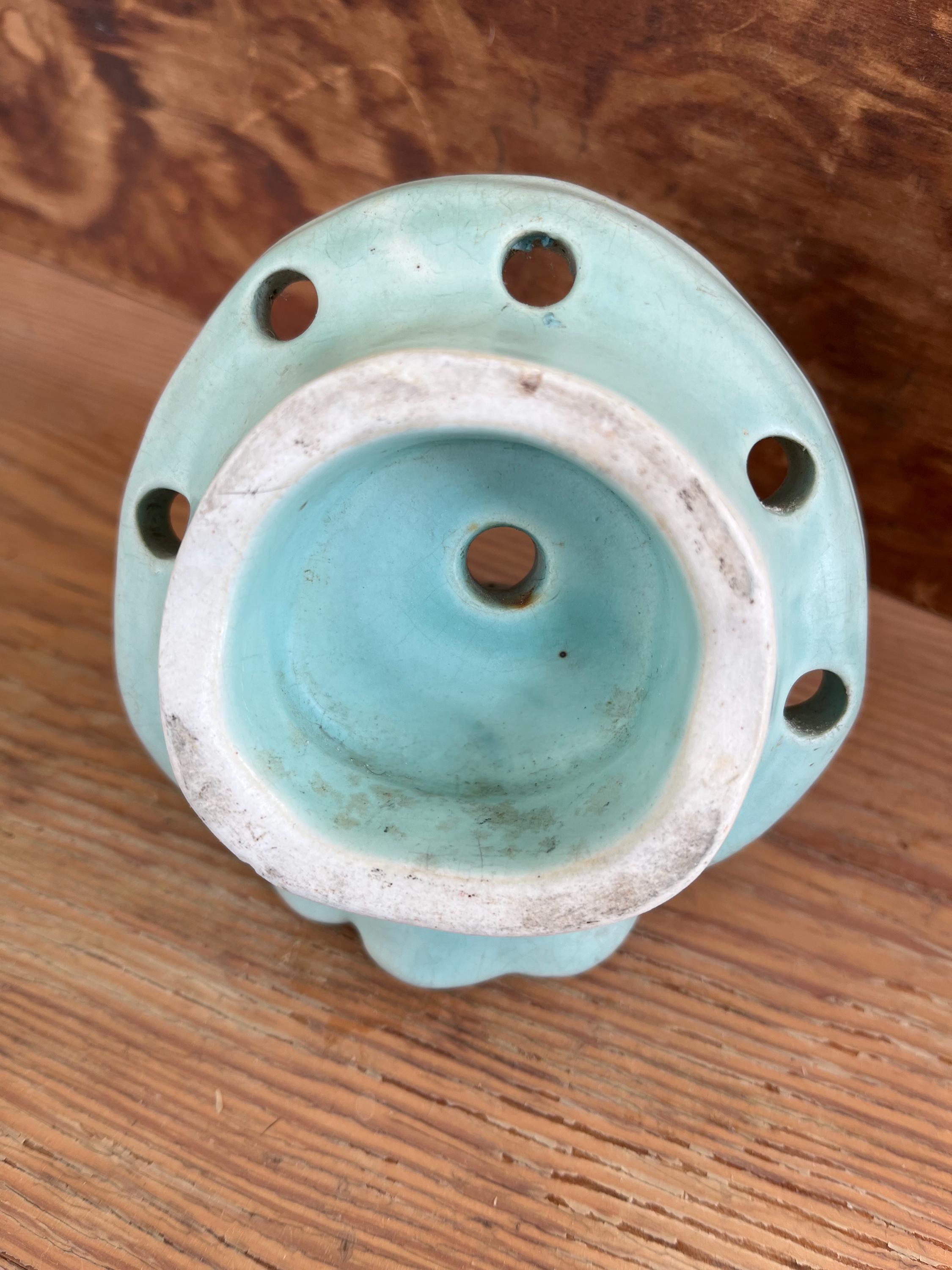 Vintage Weller Pottery Lotus Flower Frog Lily Pad - Etsy