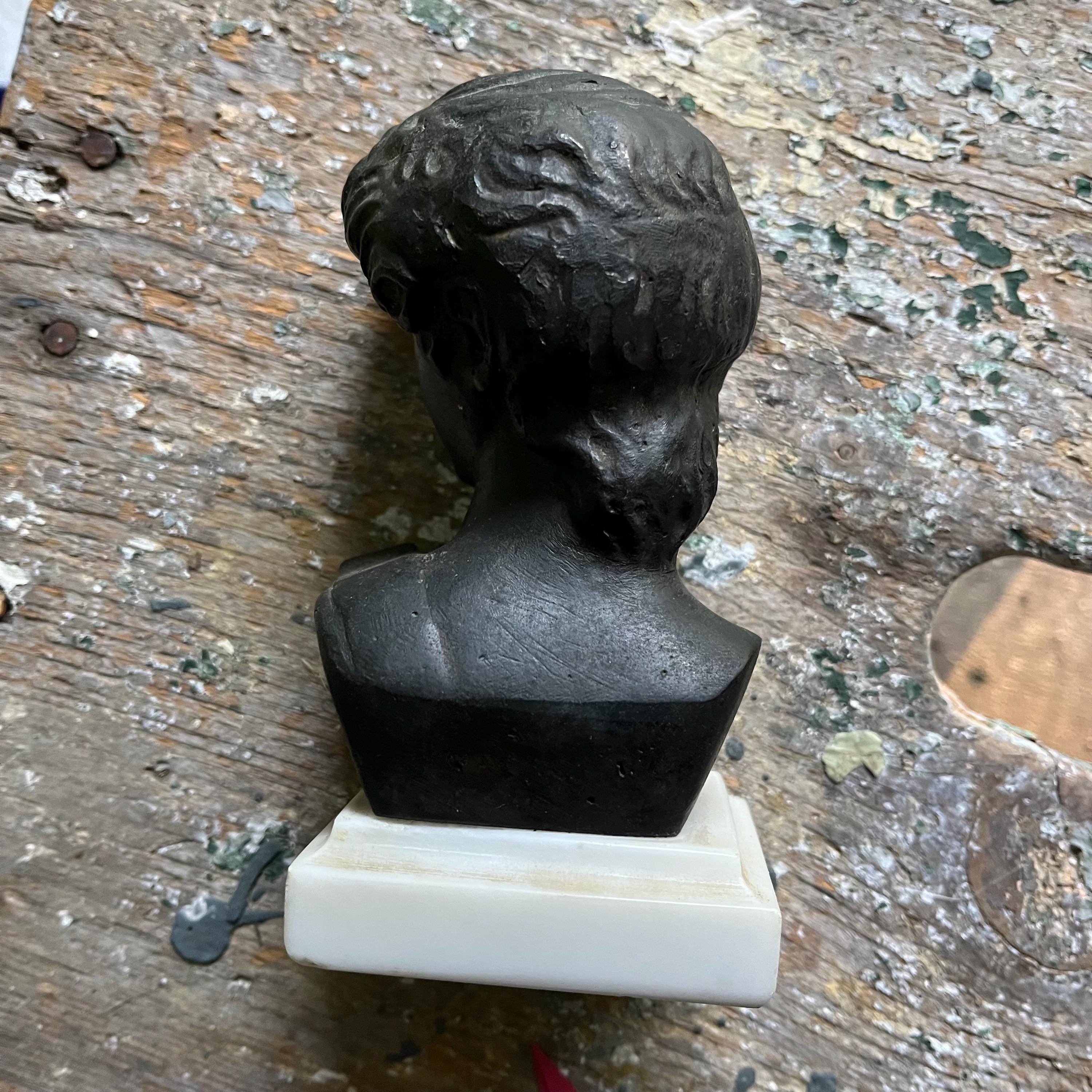 Vintage Bronze Bust Replica of the Statue of David - Etsy