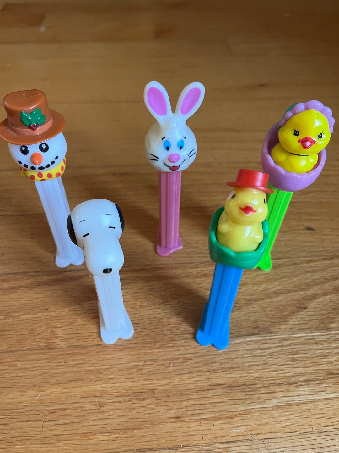5 Adorable, Collectible, Vintage Pez Candy Dispensers Snoopy Ducks ...