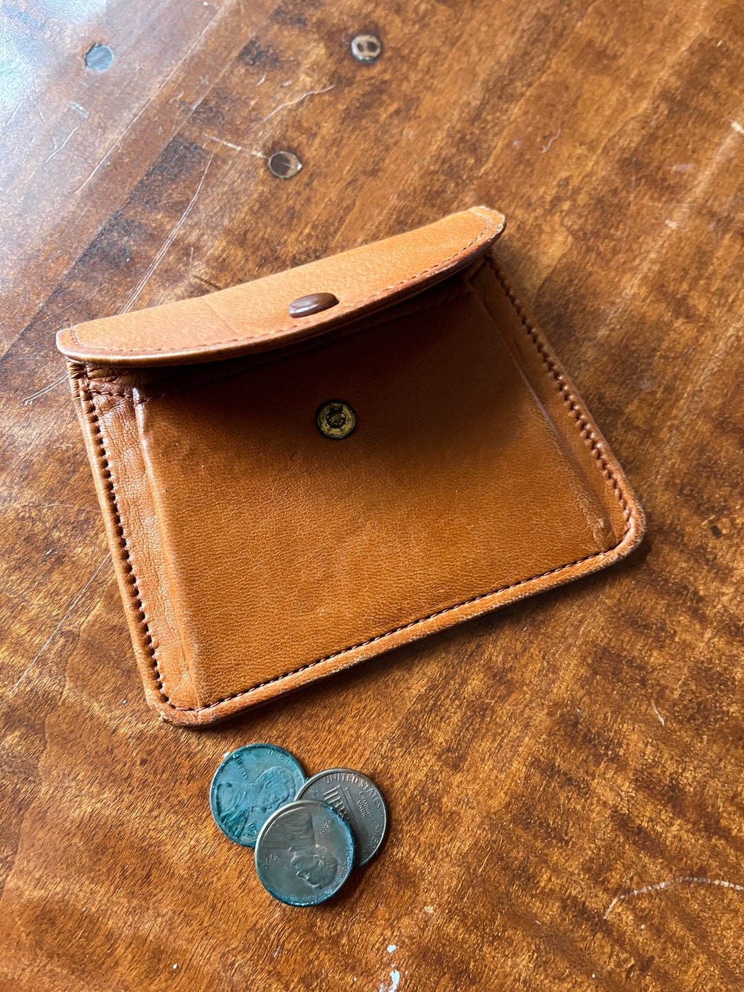 Classic Vintage Change Purse 1960’s MCM Design Coin Purse 3.25 “ T X 4. ...