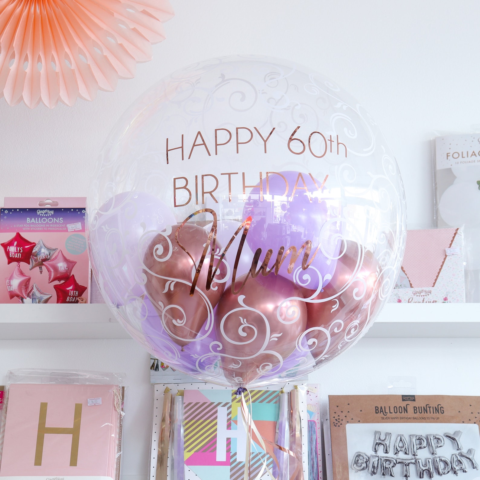 Personalised Balloon in a Box Clear Bubble Balloon Create - Etsy