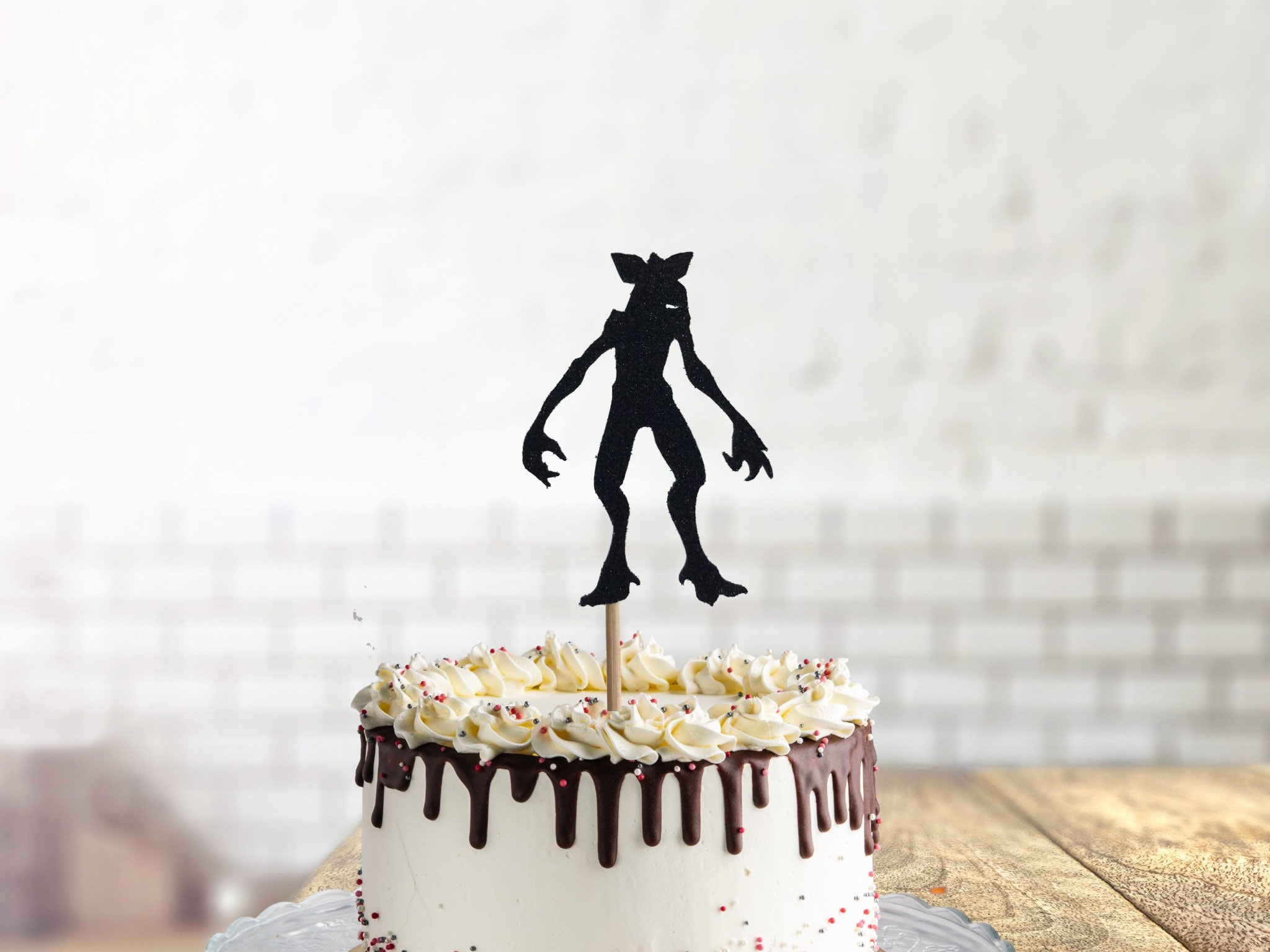 Stranger Things Themed Cake Topper Decoration Stranger - Etsy