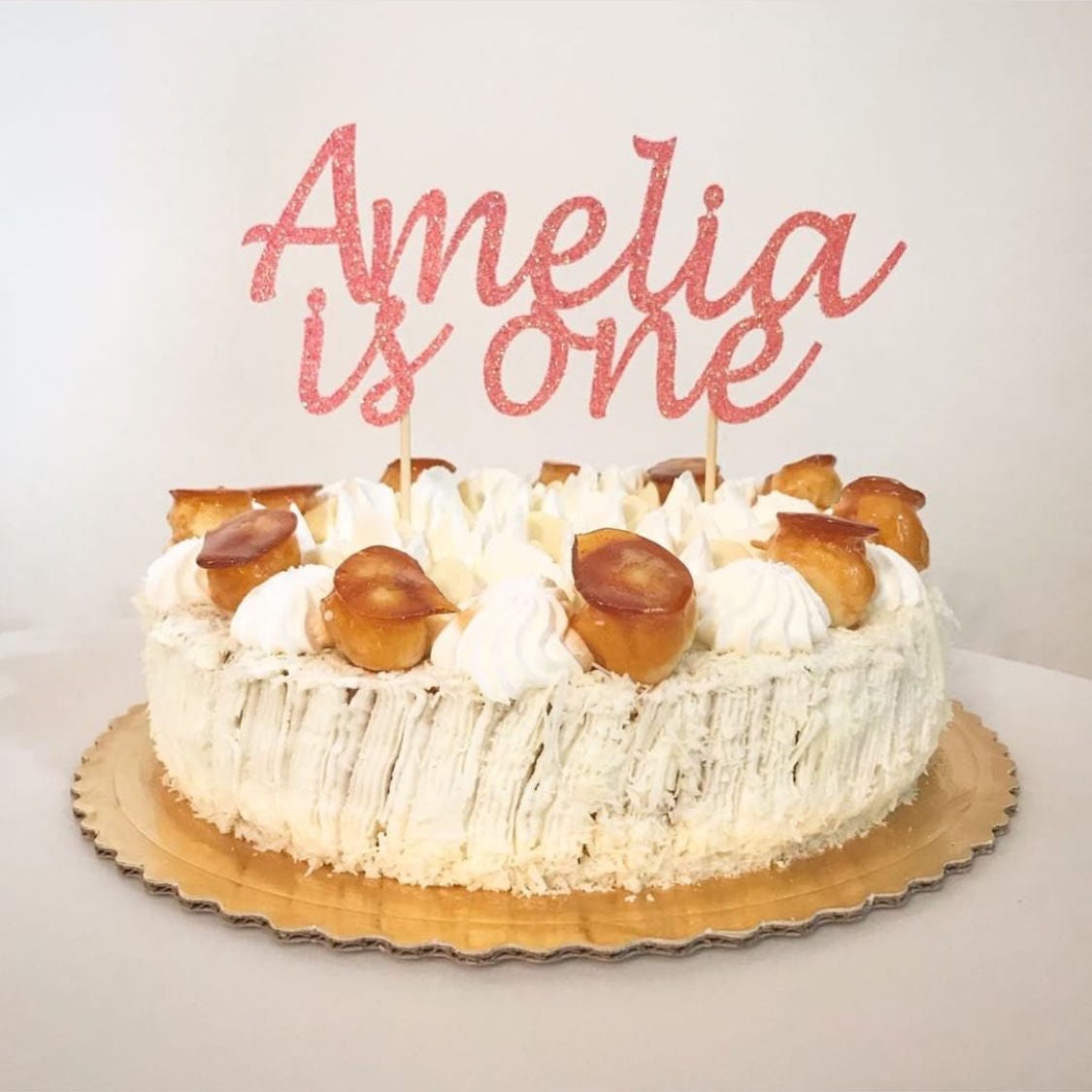 Personalised Name and Age Birthday Cake Topper//Party | Etsy