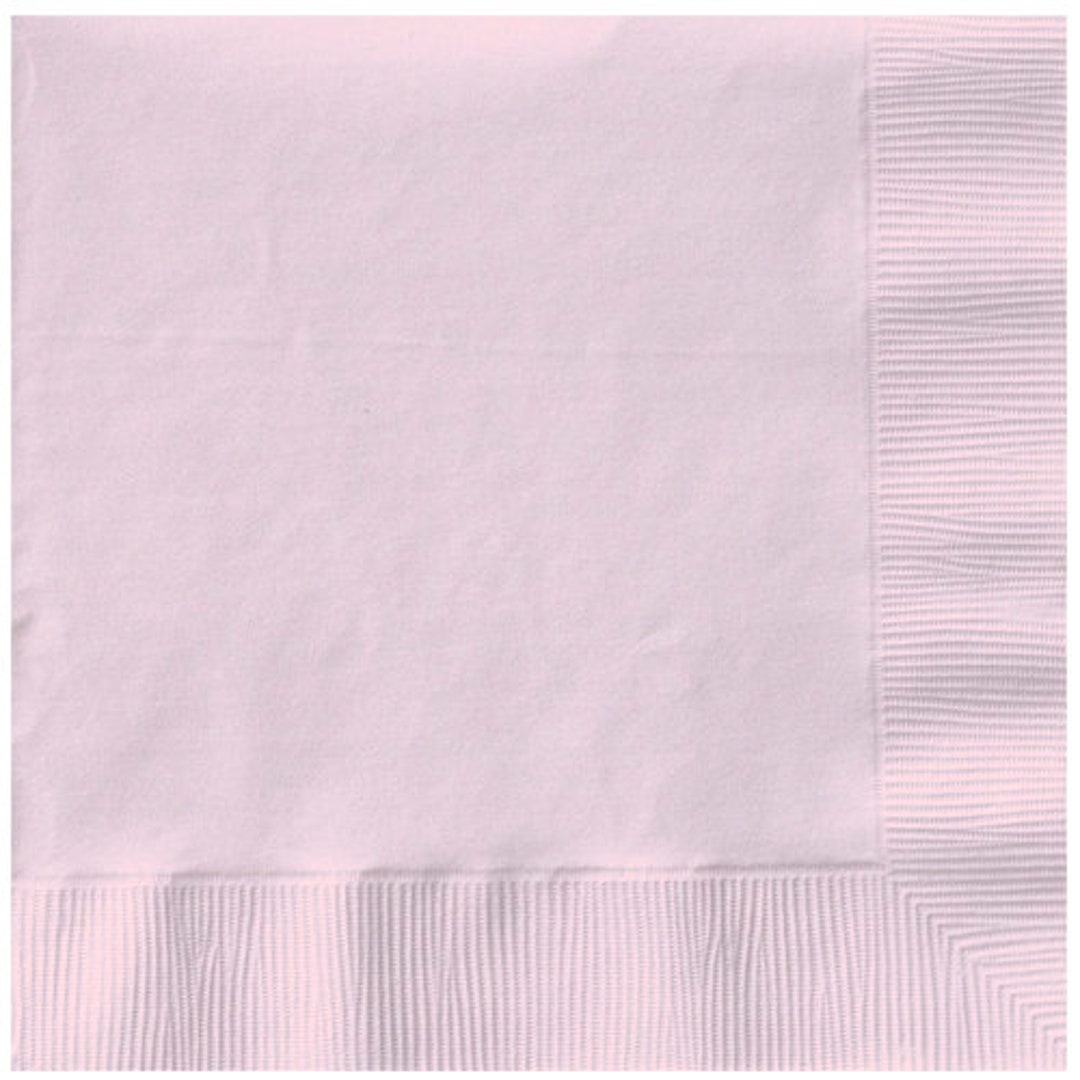Pale Pink Paper Napkins// Tableware// Party Decoration//paper Napkins ...