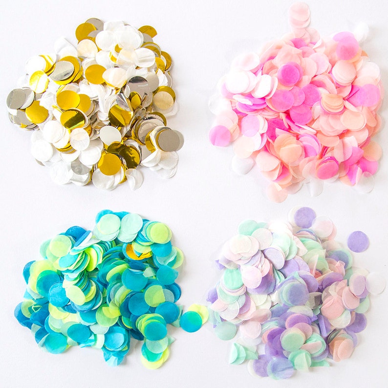 Metallic Gold & Silver Party Confettiwedding Confetti Gold | Etsy