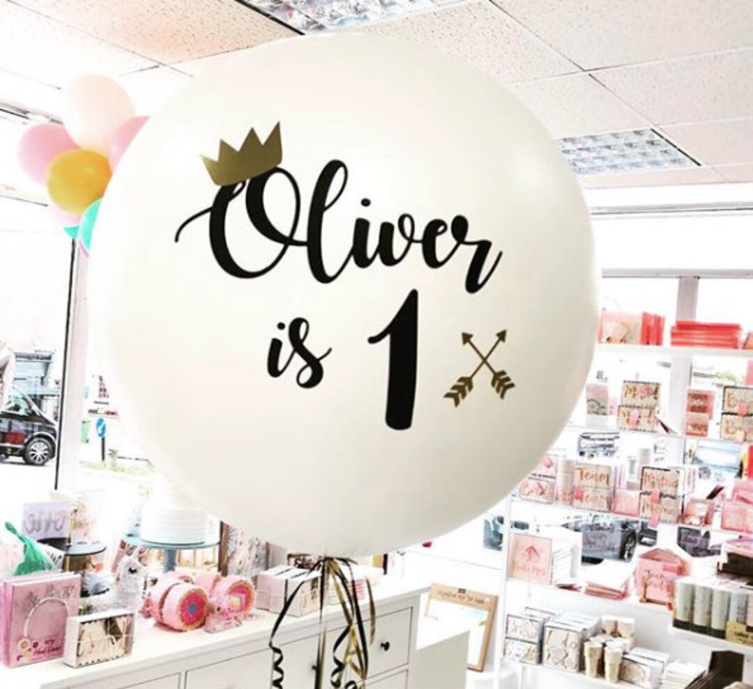 Custom Text BALLOON // Balloon Kit // Personalised Balloon // - Etsy