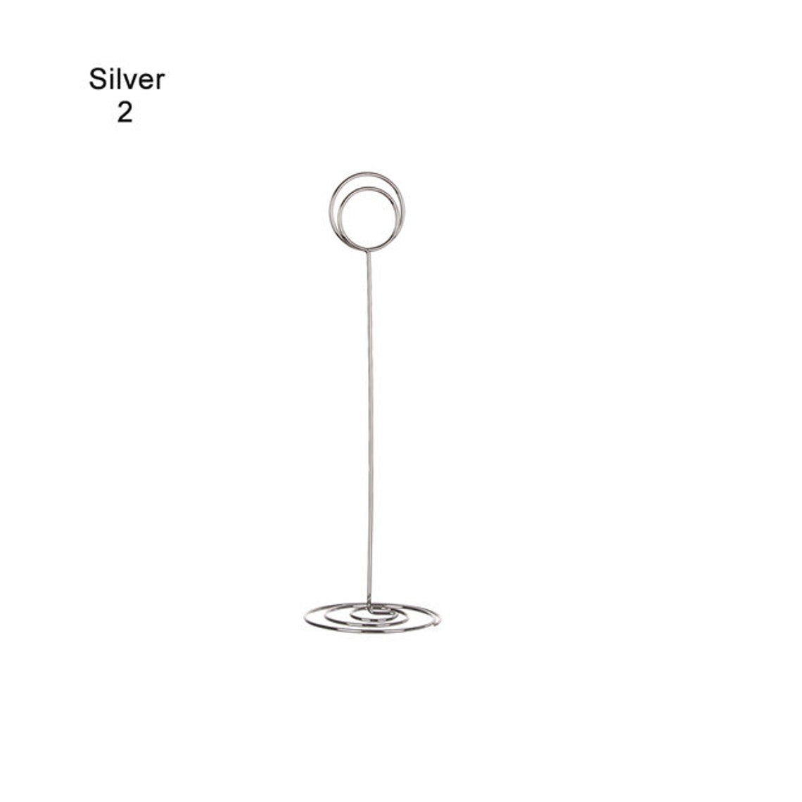 Silver Metal Table Number Stand// Wedding Table - Etsy UK