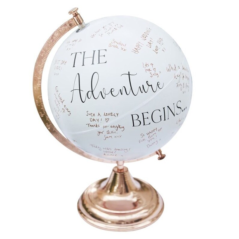 Wedding Globe Guest Book//wedding - Etsy