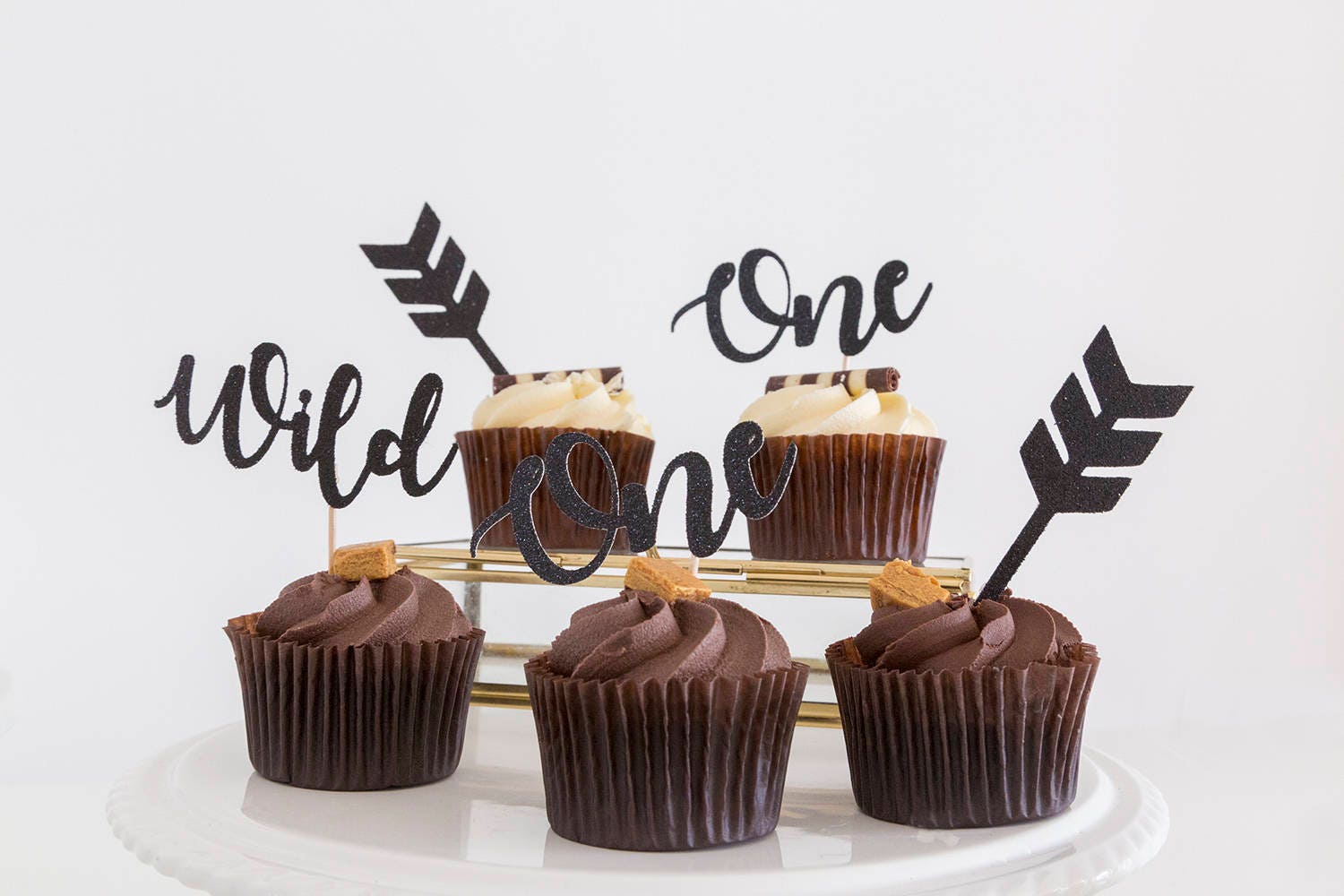 Wild ONE Cupcake Toppers. First Birthday Party Decorations. - Etsy