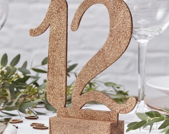 Gold Table Numbers - Etsy