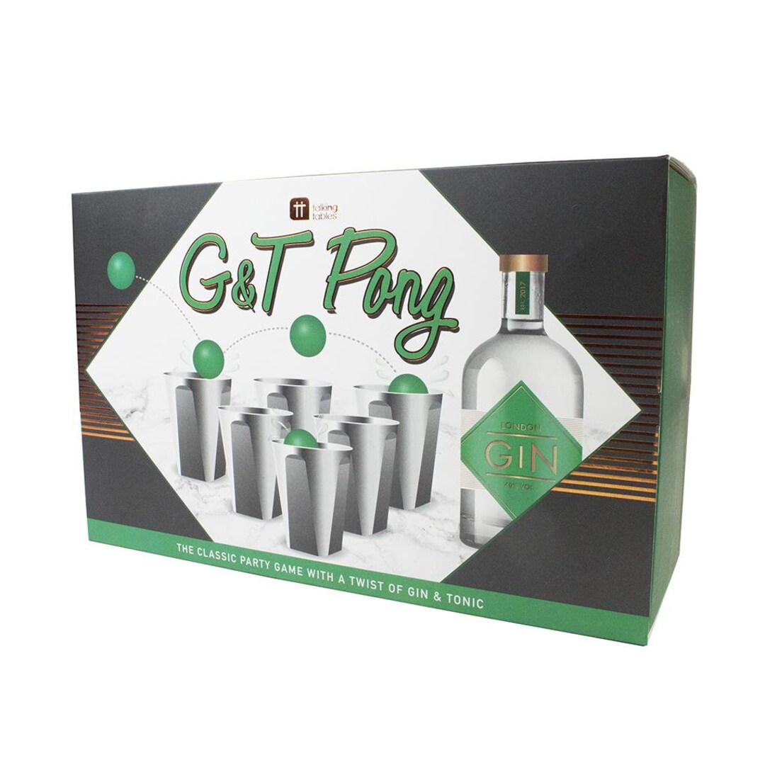 Gin & Tonic Pong Drinking Game: Hen Party, Birthday Gift - Etsy UK