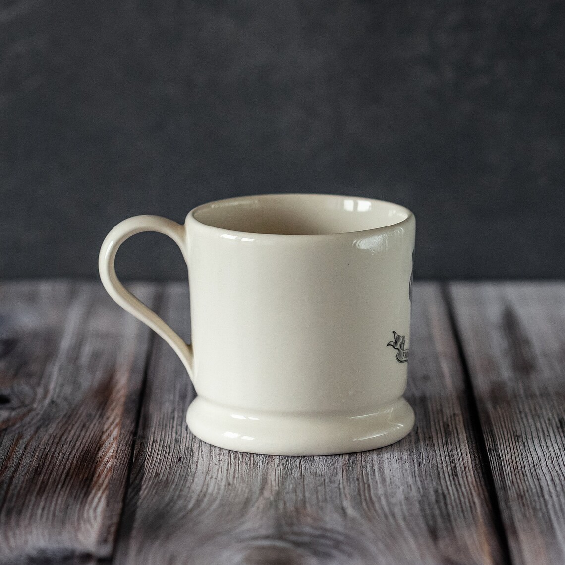 From Small Acorns Half Pint Mug. English Creamware Mug. From Small ...