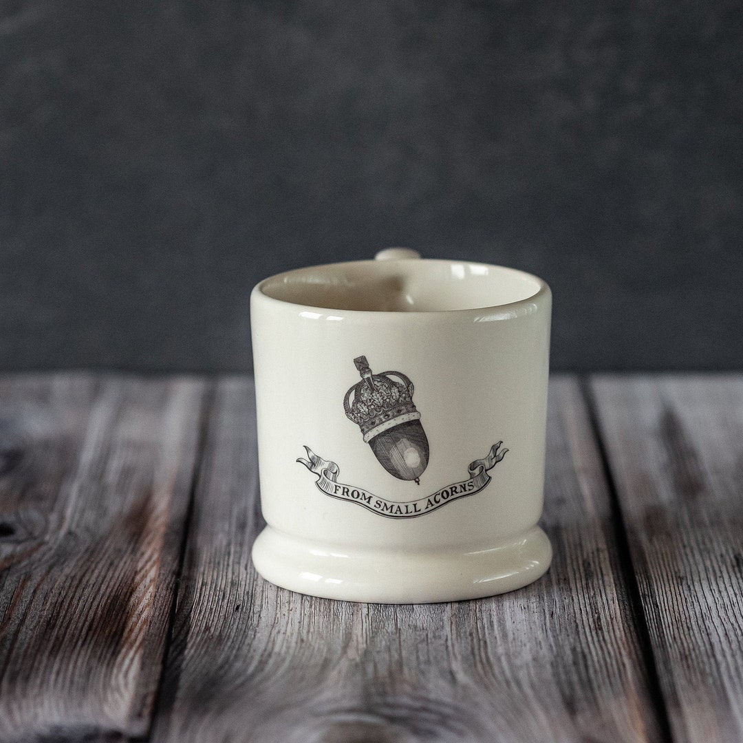 From Small Acorns Half Pint Mug. English Creamware Mug. From Small ...