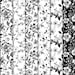 Black & White Flowers Digital Paper | Seamless Patterns | Floral ...