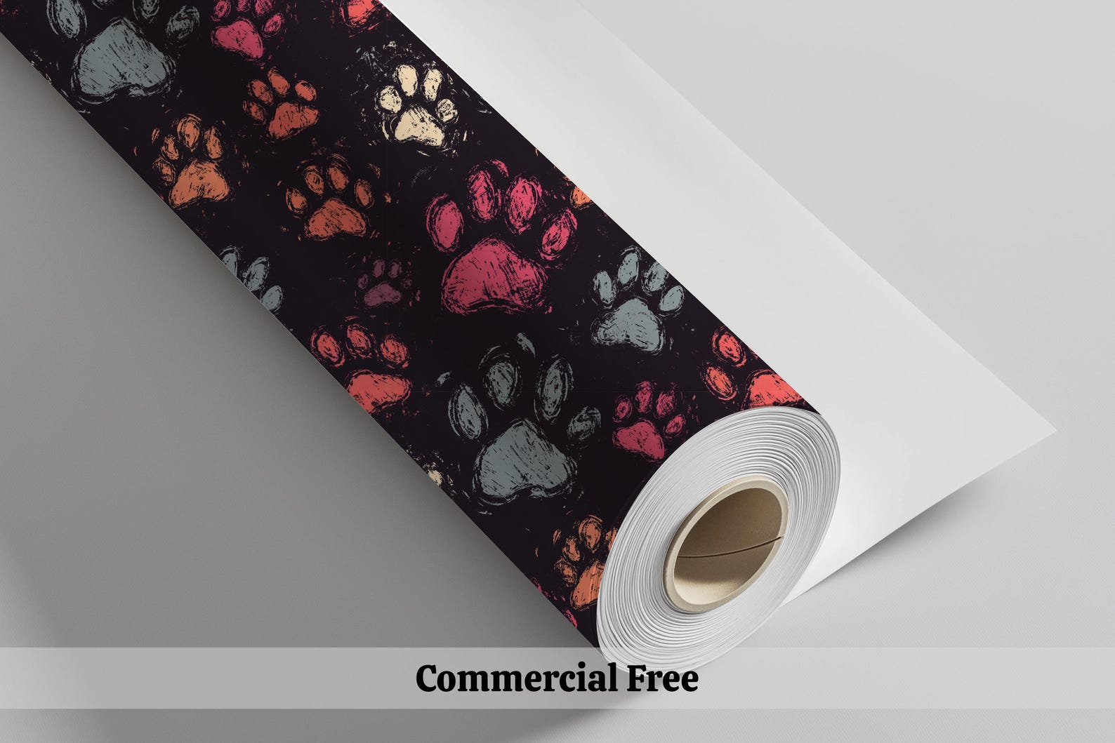 Cute Dog Patterns | Paw Print Patterns | Seamless Digital Papers ...