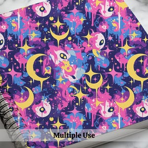 Cute Pastel Goth Pattern | Seamless Digital Paper Patterns | Cute Fun ...