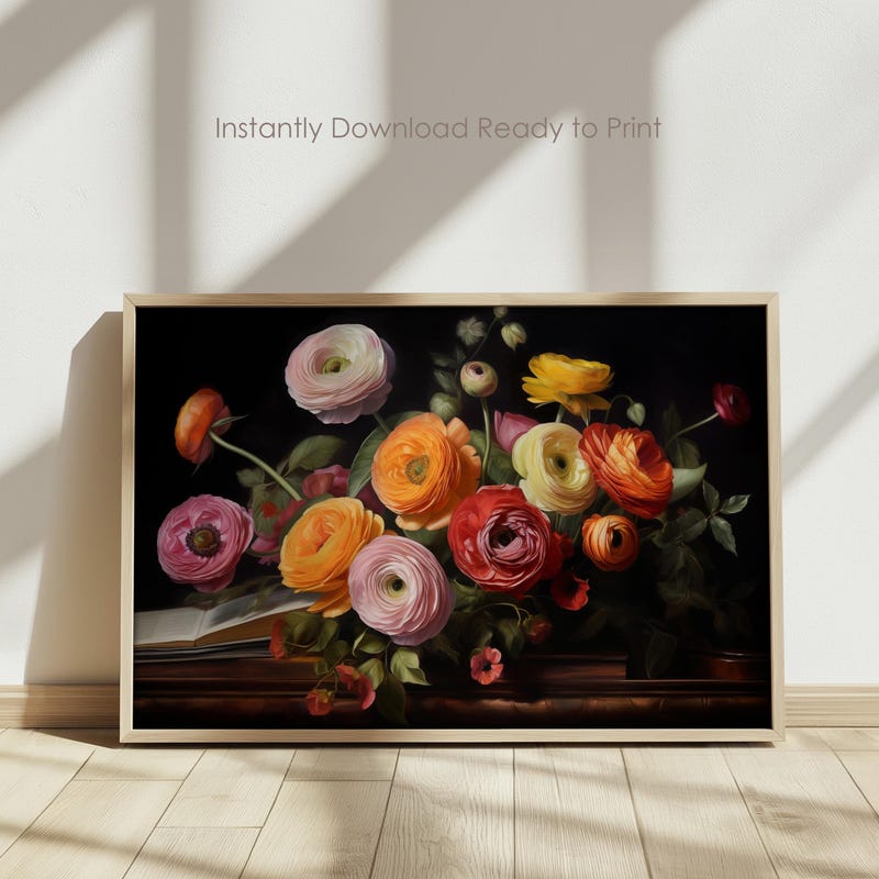 Ranunculus Print - Etsy