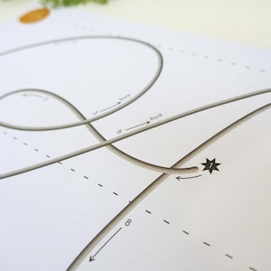 Calligraphy Wire Alphabet Template - Printable Template for Wire Art ...