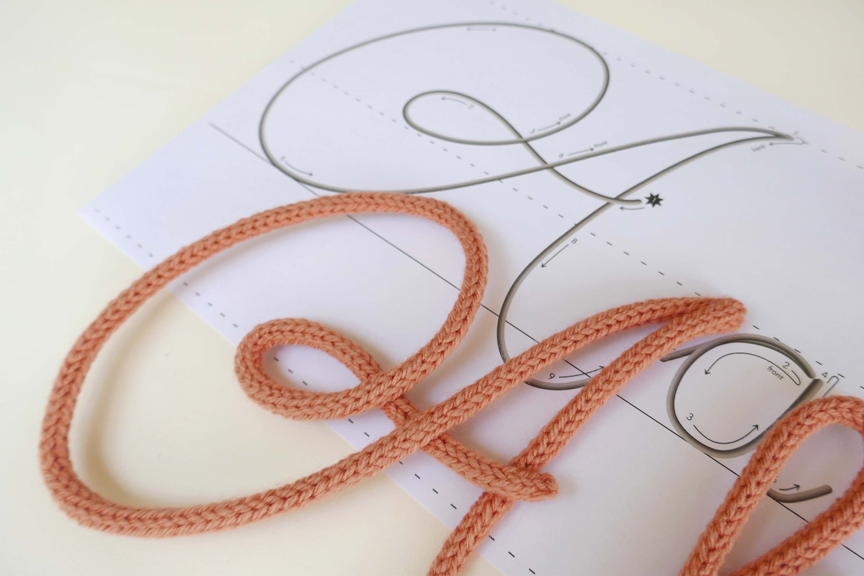Calligraphy Wire Alphabet Template - Printable Template for Wire Art ...