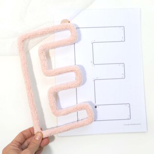 Big Letters Wire Alphabet Template - Printable Template for Wire Art ...