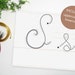 Wire Alphabet Template - Printable Template for Wire Art - Uppercase ...