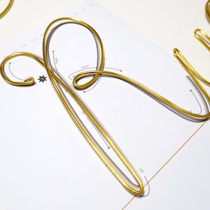 Wire Alphabet Template - Printable Template for Wire Art - Uppercase ...