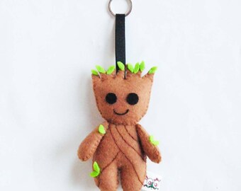 Baby Groot Keychain From Guardians of the Galaxy / I Am Groot / Cute ...