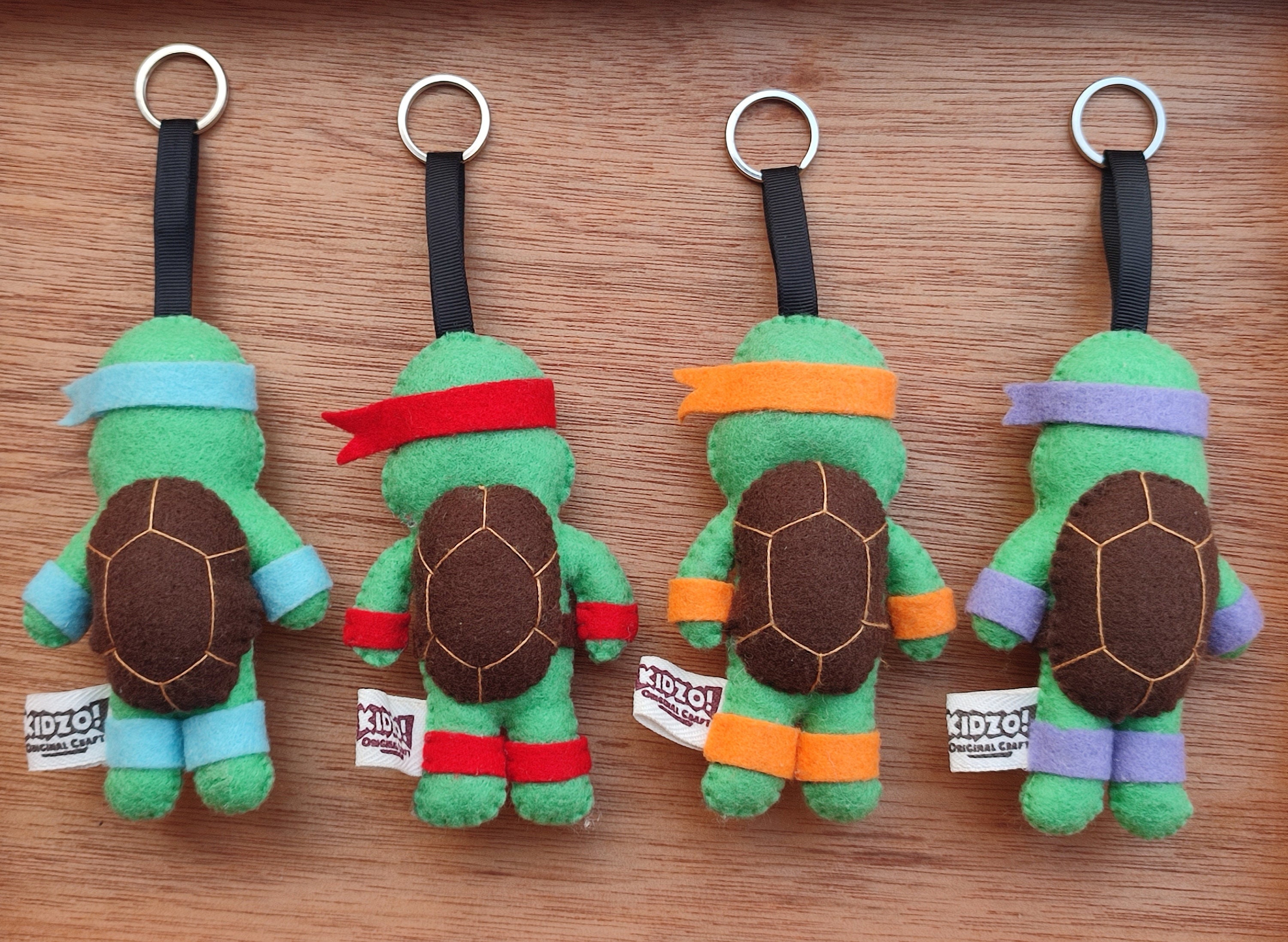 TMNT Teenage Mutant Ninja Turtles Felt Keychain - Etsy