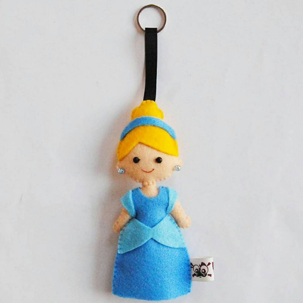 Disney Princess Felt Keychain - Etsy