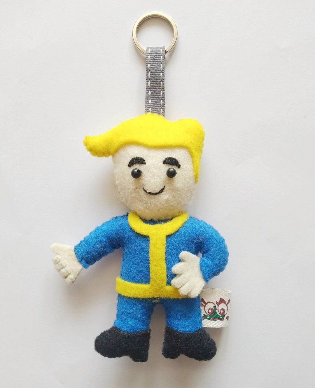 Fallout Vault Boy Felt Keychain - Etsy