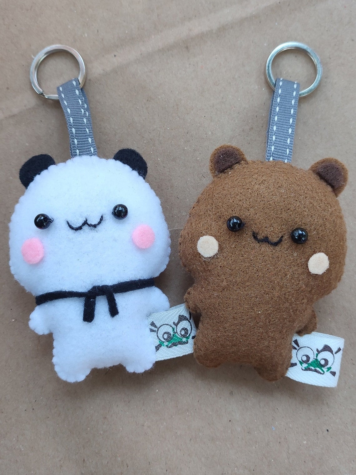 Bubu and Dudu Felt Keychain - Etsy