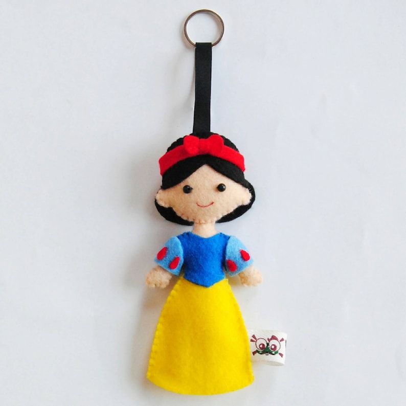 Disney Princess Felt Keychain - Etsy