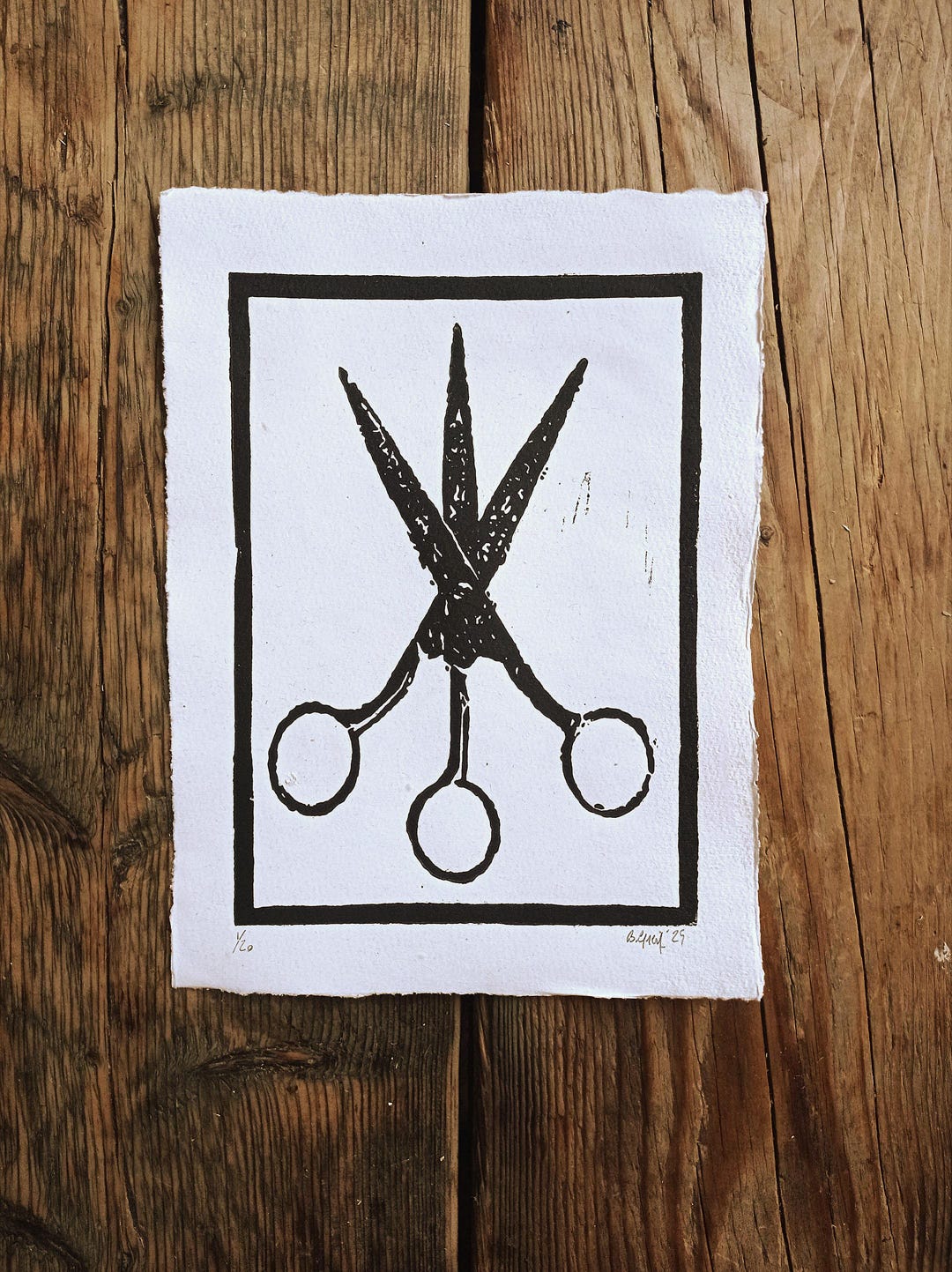 Art Print// Scissors - Etsy