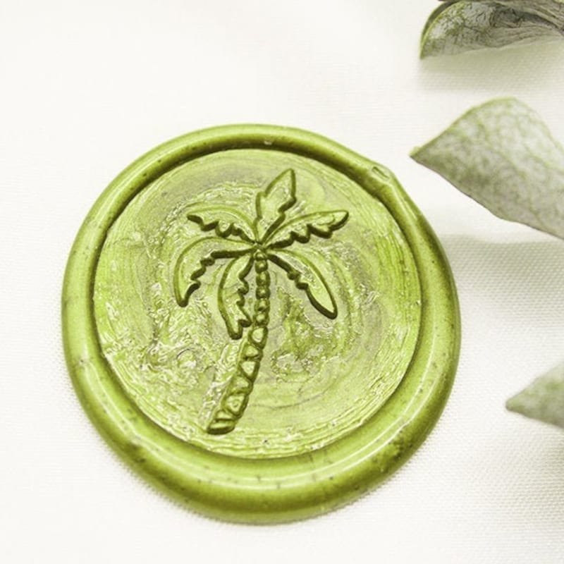 Palm Tree Stamp - Etsy