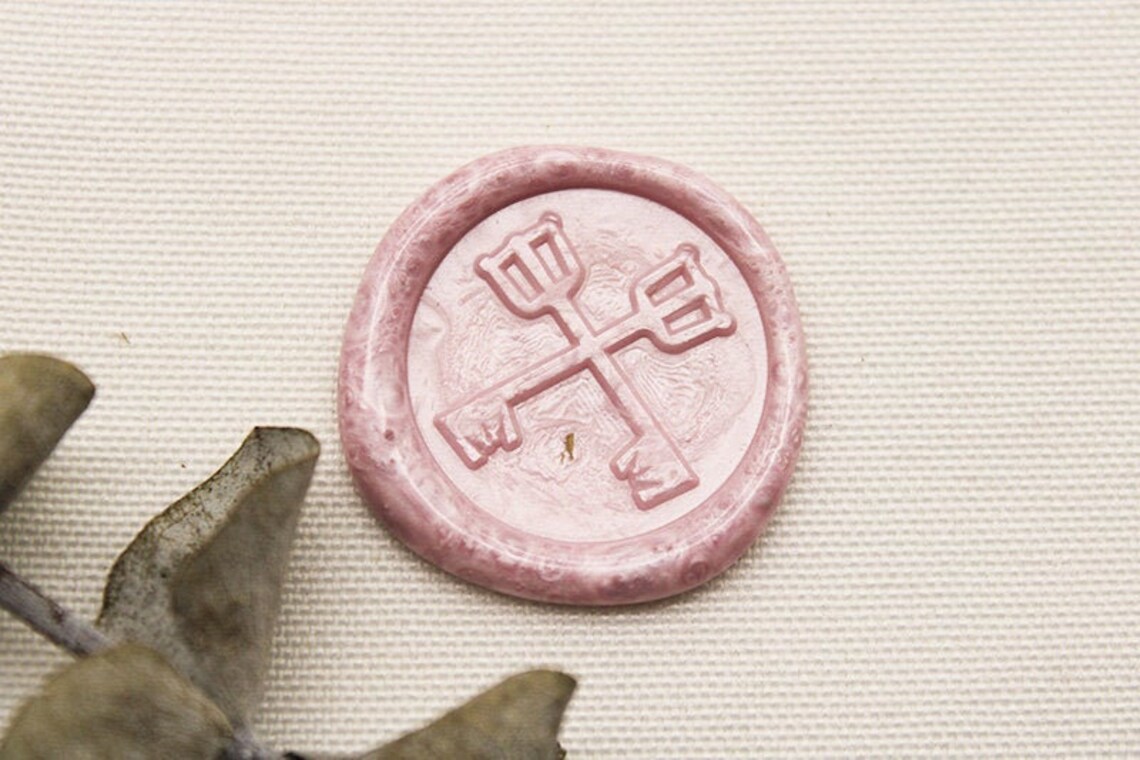 KEYBLADES CROSSED KEYS Wax Seal Stamp Wax Sealing Kit - Etsy