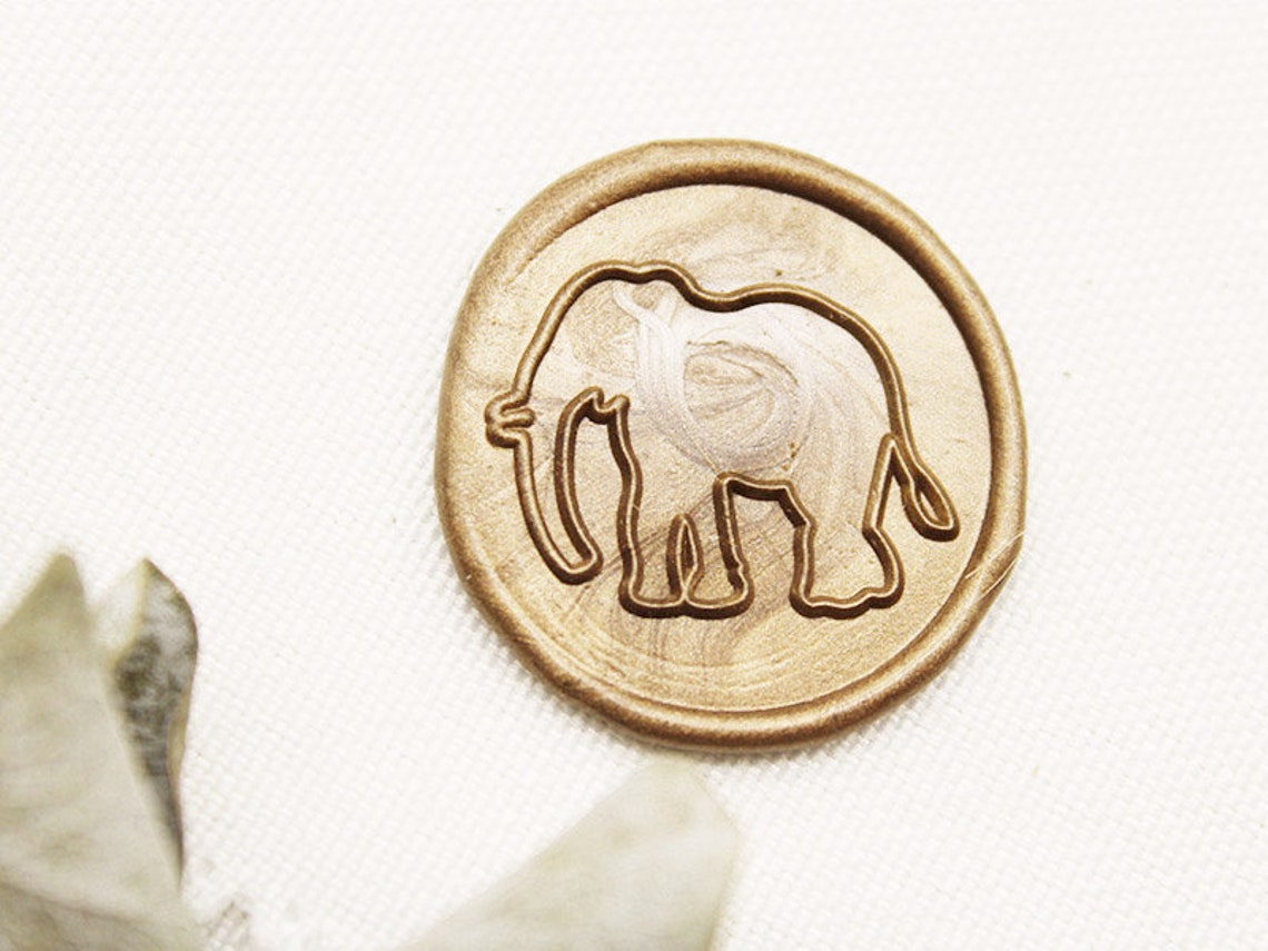 Elephant Wax Seal Stamp wedding stamp sealing wax party wax | Etsy